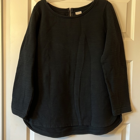 Merona | Tops | Merona Pullover Ribbed Thick Rear Zipper Heavy Top ...
